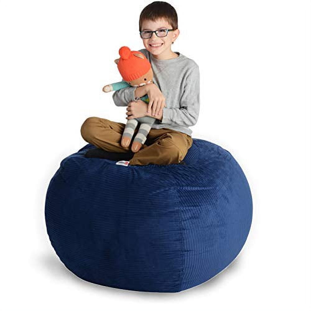 Creative QT Stuffed Animal Storage Bean Bag Chair, 38" Extra Large ...