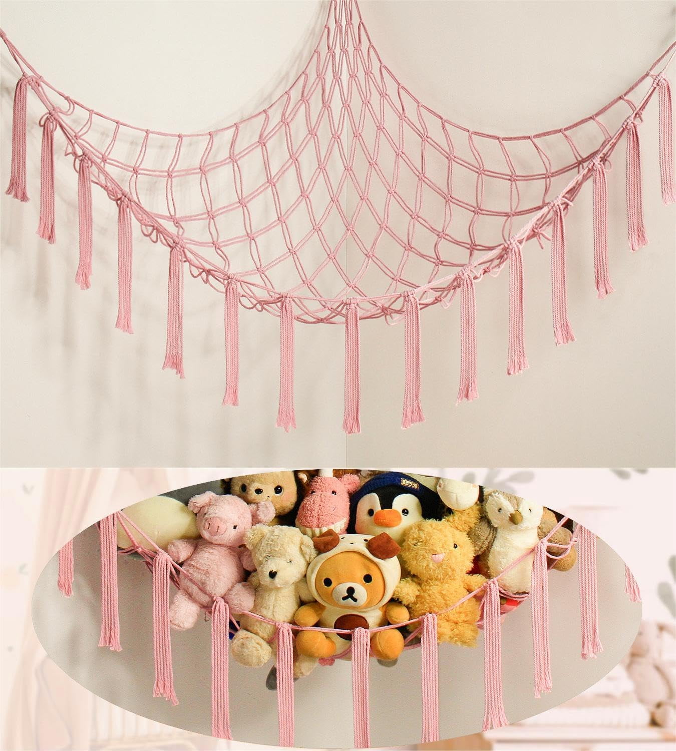 Stuffed Animal Storage Hammock Net - Toy Hammock Net for Stuffed ...