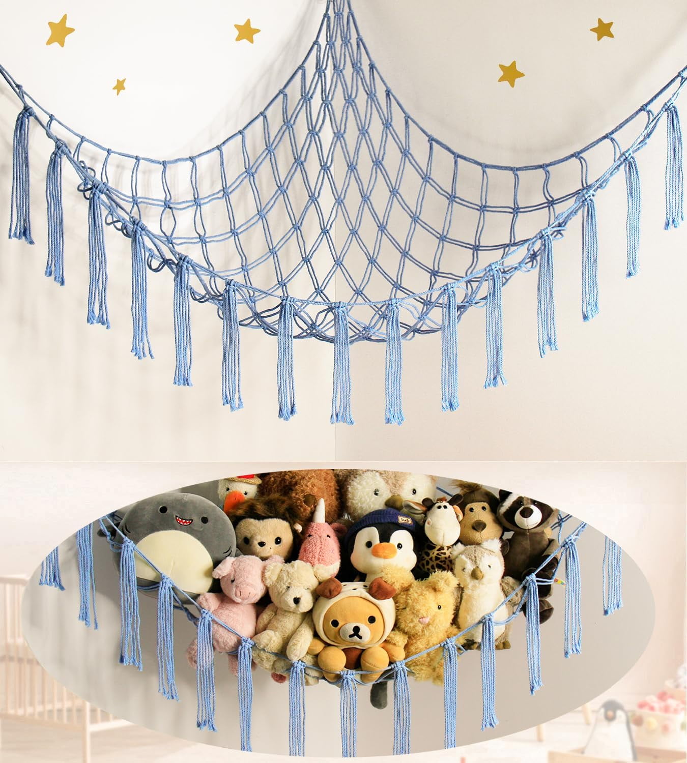Stuffed Animal Storage Hammock Net - Toy Hammock Net for Stuffed ...