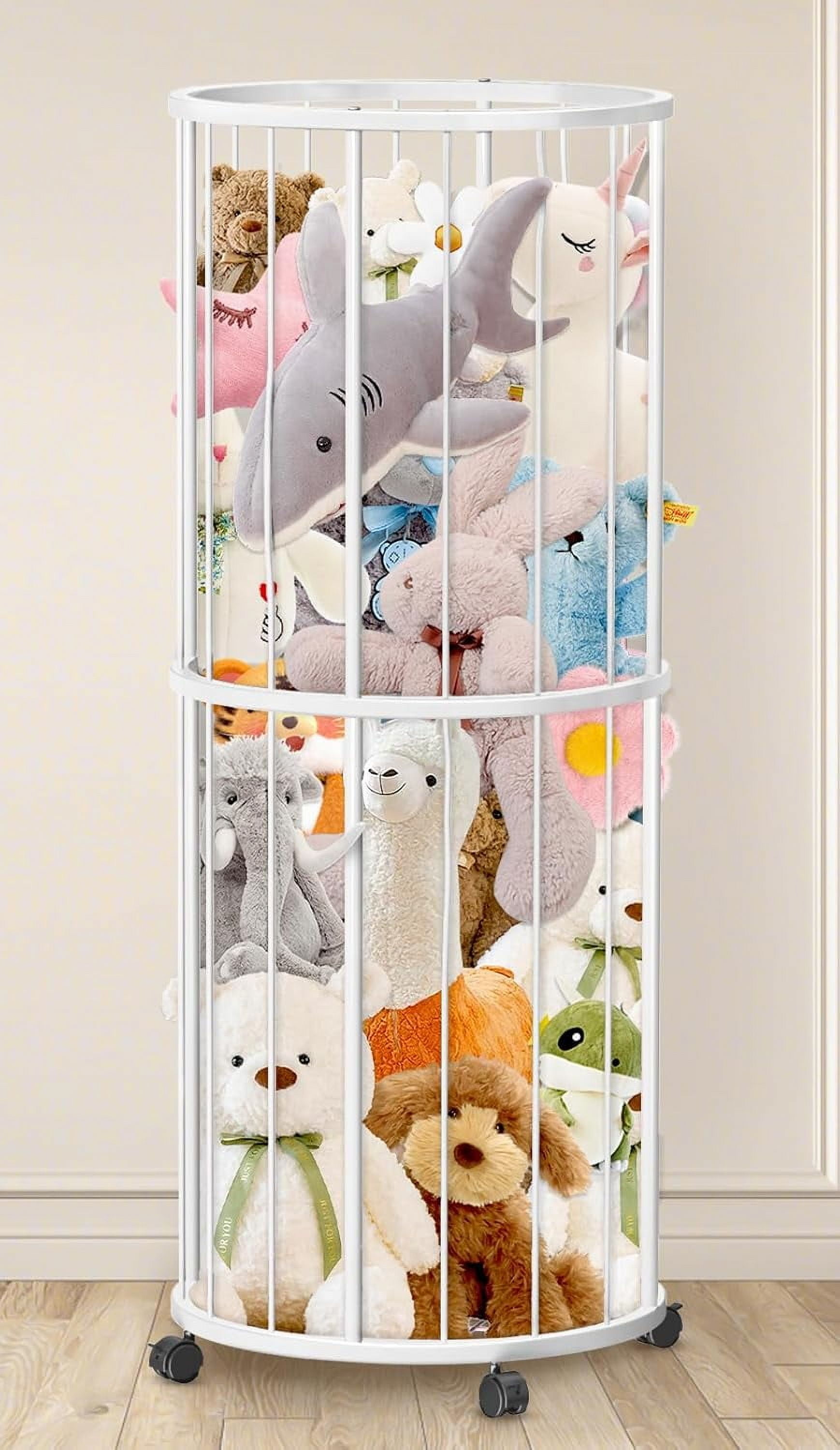 Stuffed Animal Storage, Metal Large Stuffed Animals Zoo, Plush Toy ...