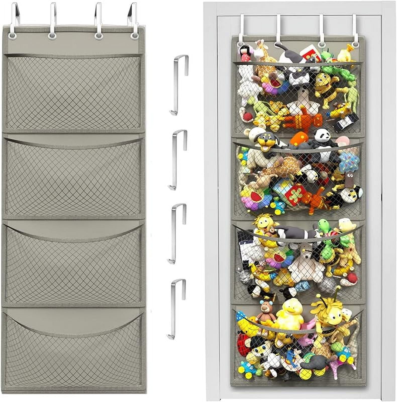 Stuffed Animal Storage - Over Door Organizer for Stuffies, Baby Ideas ...