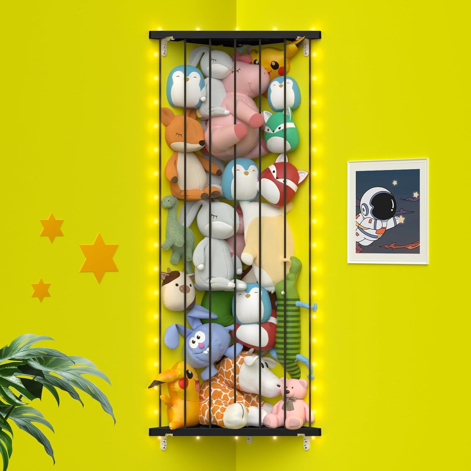 Stuffed Animal Storage Shelf Organizer(Patented) - Corner Stuffed ...