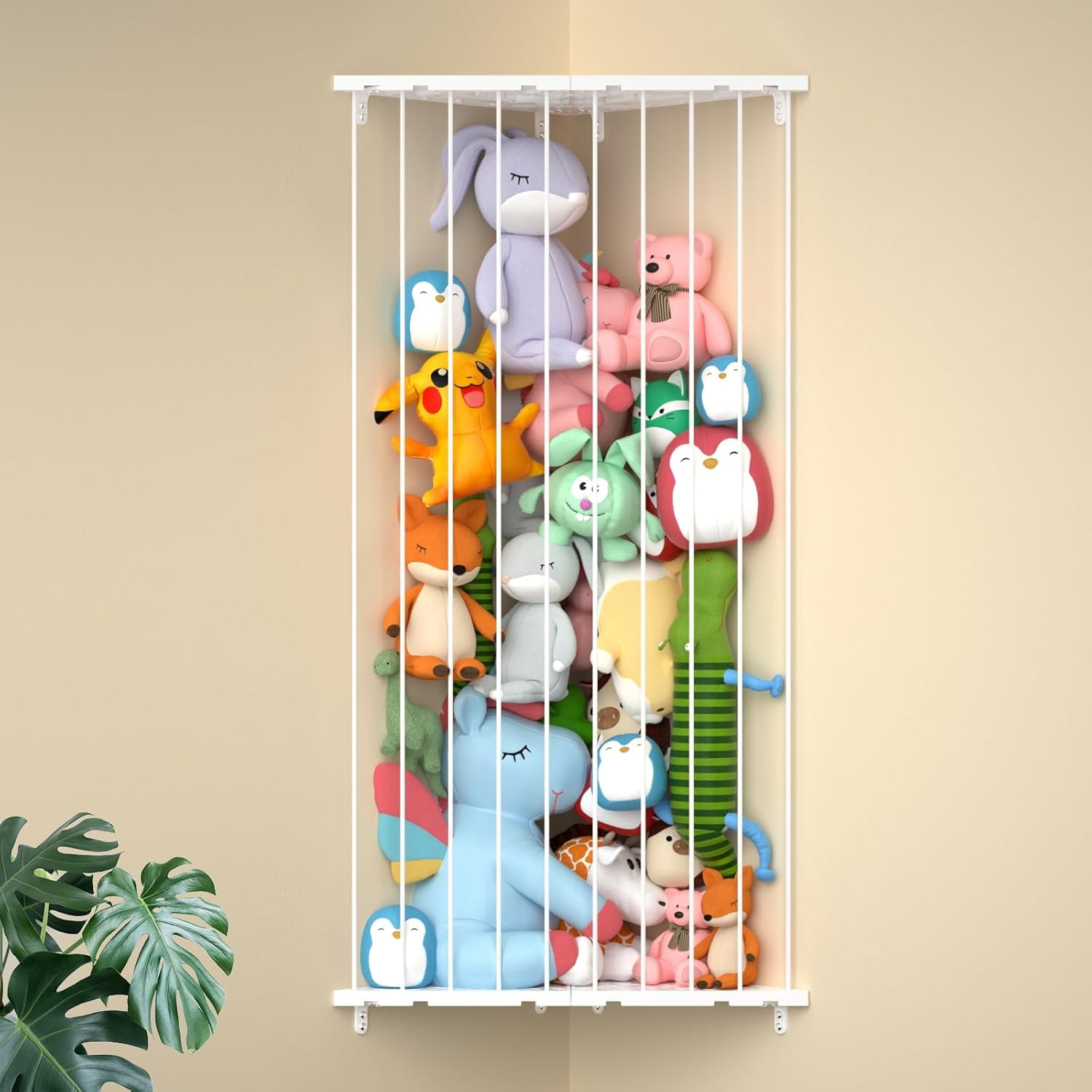 Stuffed Animal Storage Shelf Organizer(Patented) - Corner Stuffed ...