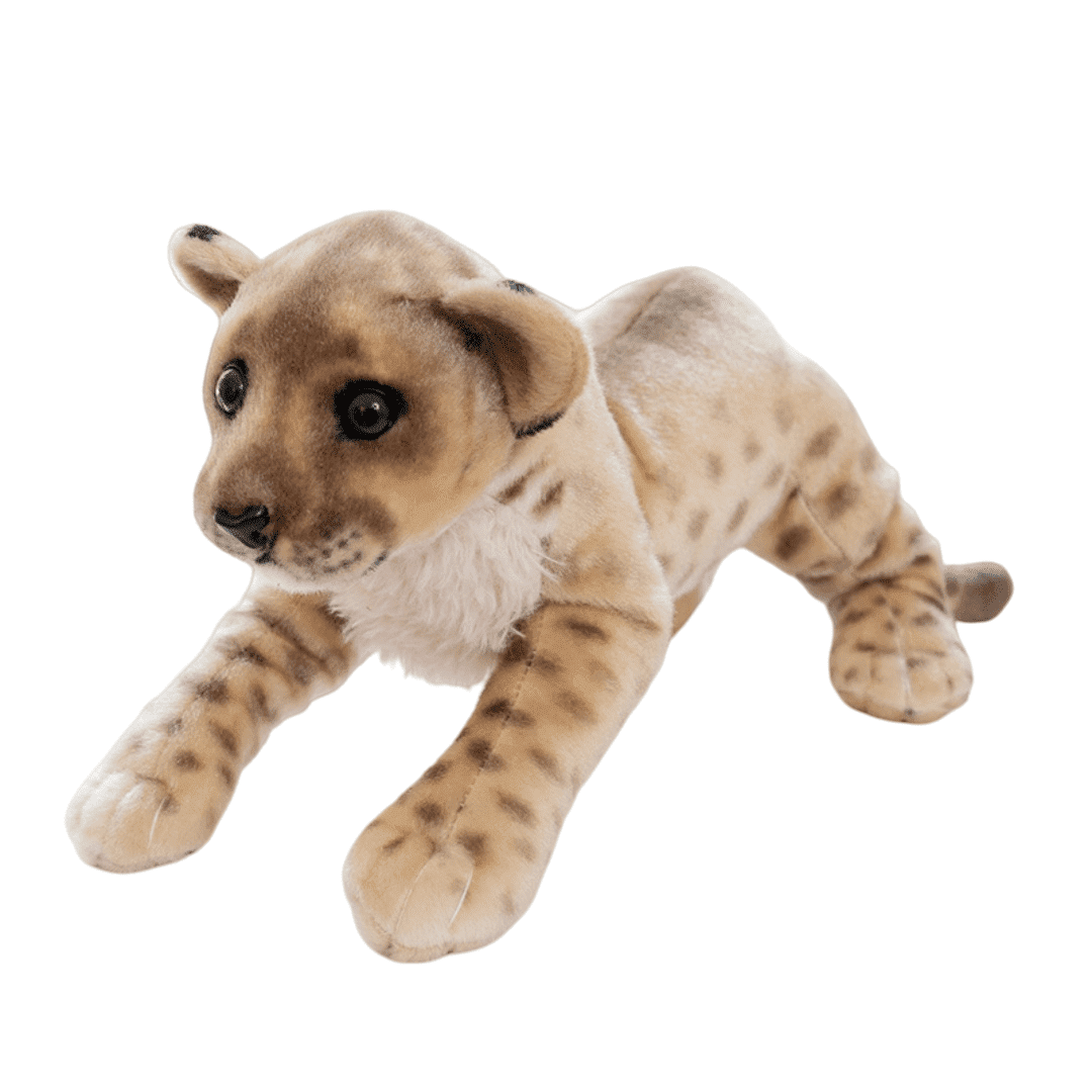 Stuffed Animal Stuffed Tiger Leopard Lion Plush Toys Realistic Plush ...