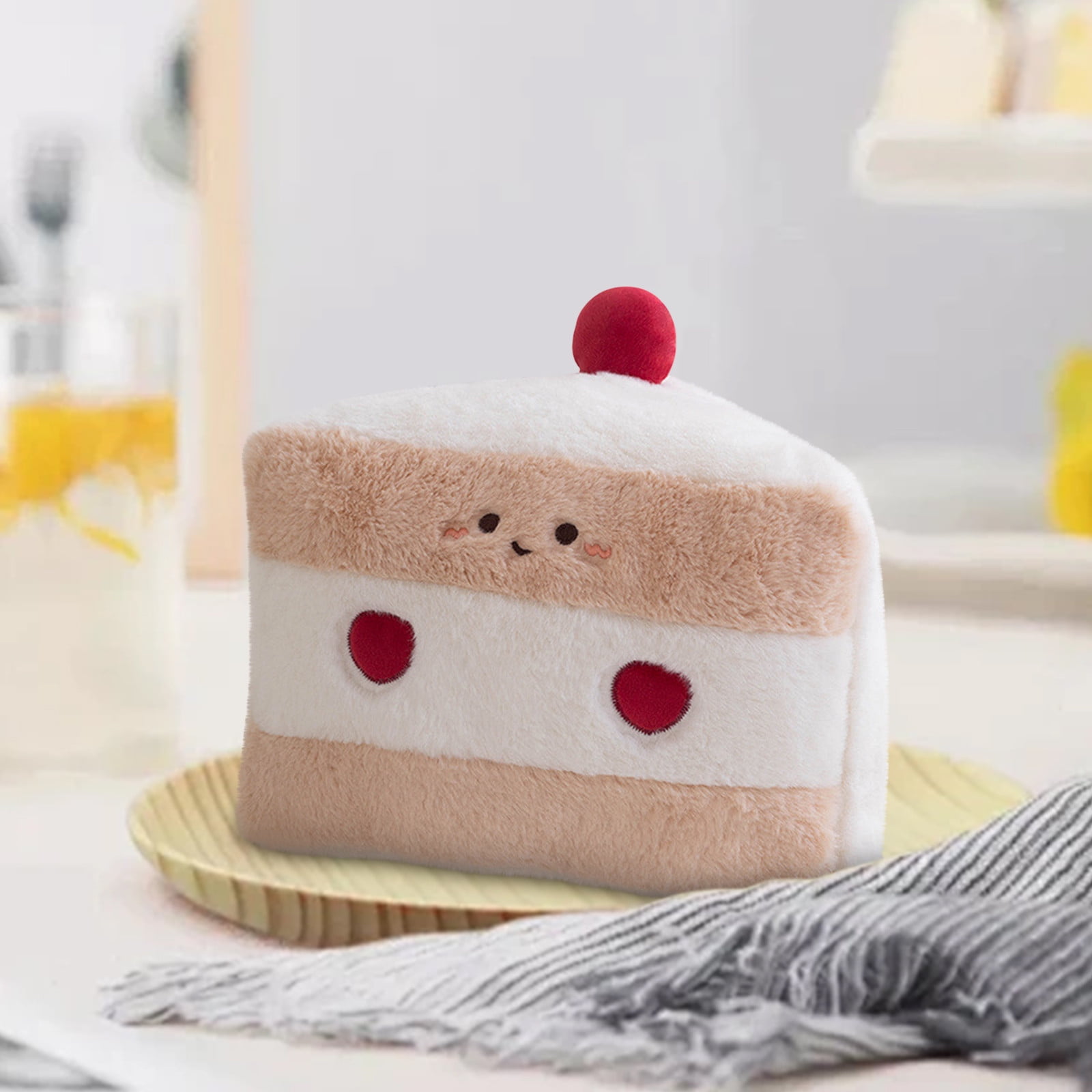 Stuffed Animals Clearance! Kabnic Plush Doll Cute Birthday Cake Plush ...