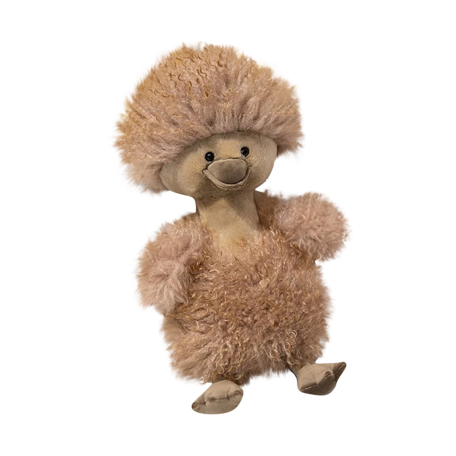 Stuffed Animals, Creative Duck Plush Toy Fluffy Curly Animal Soft ...