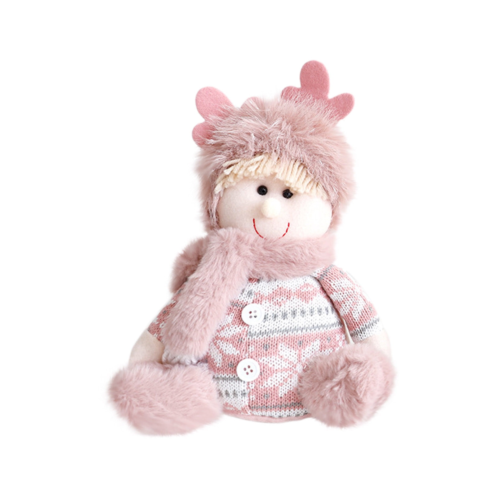 Stuffed Animals, Cute Plushies Toys Holiday Decorations Christmas Table ...