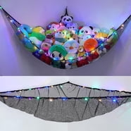 deevoka Wall Hanging Net Plush Toy Net Handwoven Boho Macrame Stuffed ...