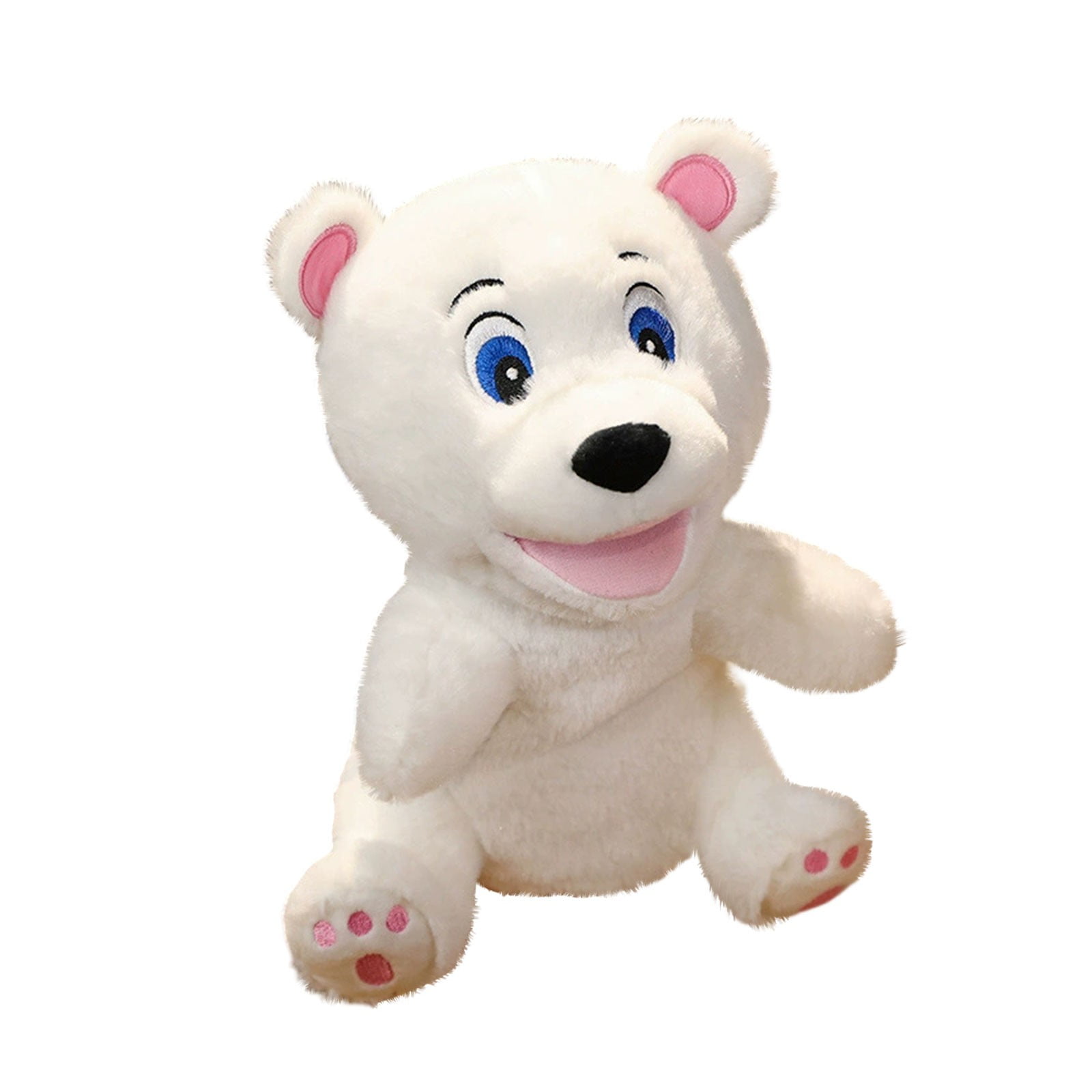Stuffed Animals Plushies Adorable Red Rabbit Hand Puppet For Kids Soft ...