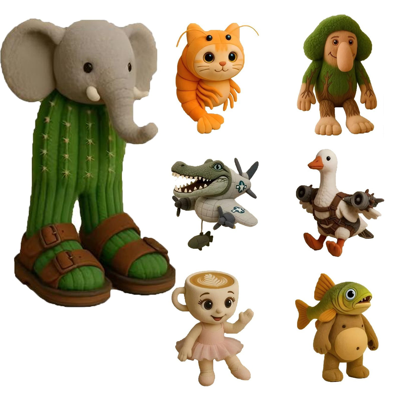 Stuffed Animals Plushies Plush Toy Birthday Gift Forest Animal Jungle ...