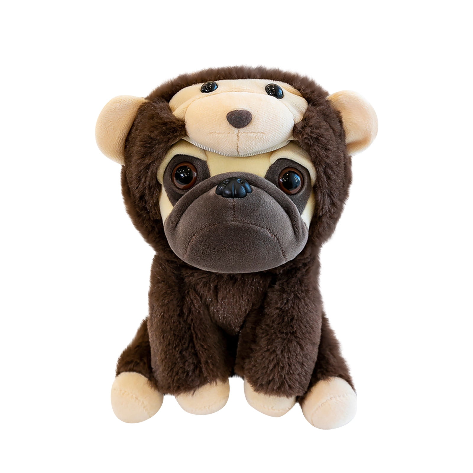 Cute Plushies Stuffed Animals Adorable Plush Pug In Bear Costume Cute ...