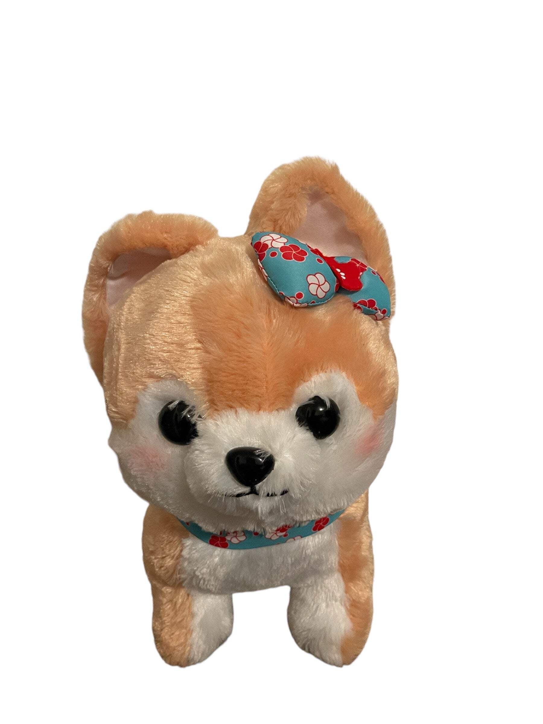 Stuffed Anime Cute Dog Plush With Bow Tie - Walmart.com