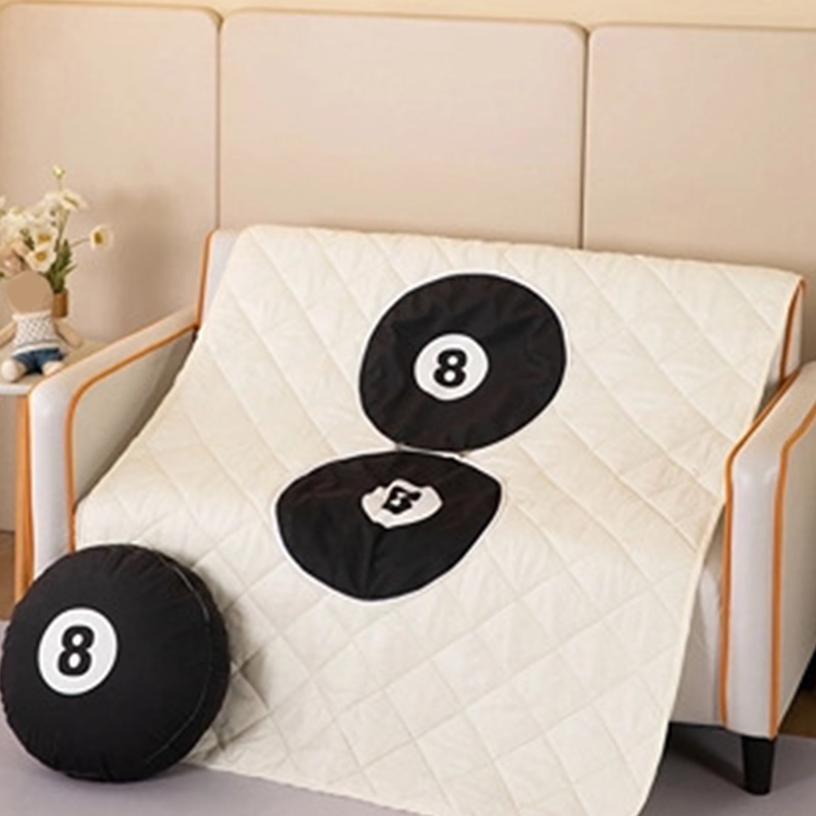 Stuffed Ball Travel Blanket and Pillow Set, 2 in 1 Plush Stuffed ...