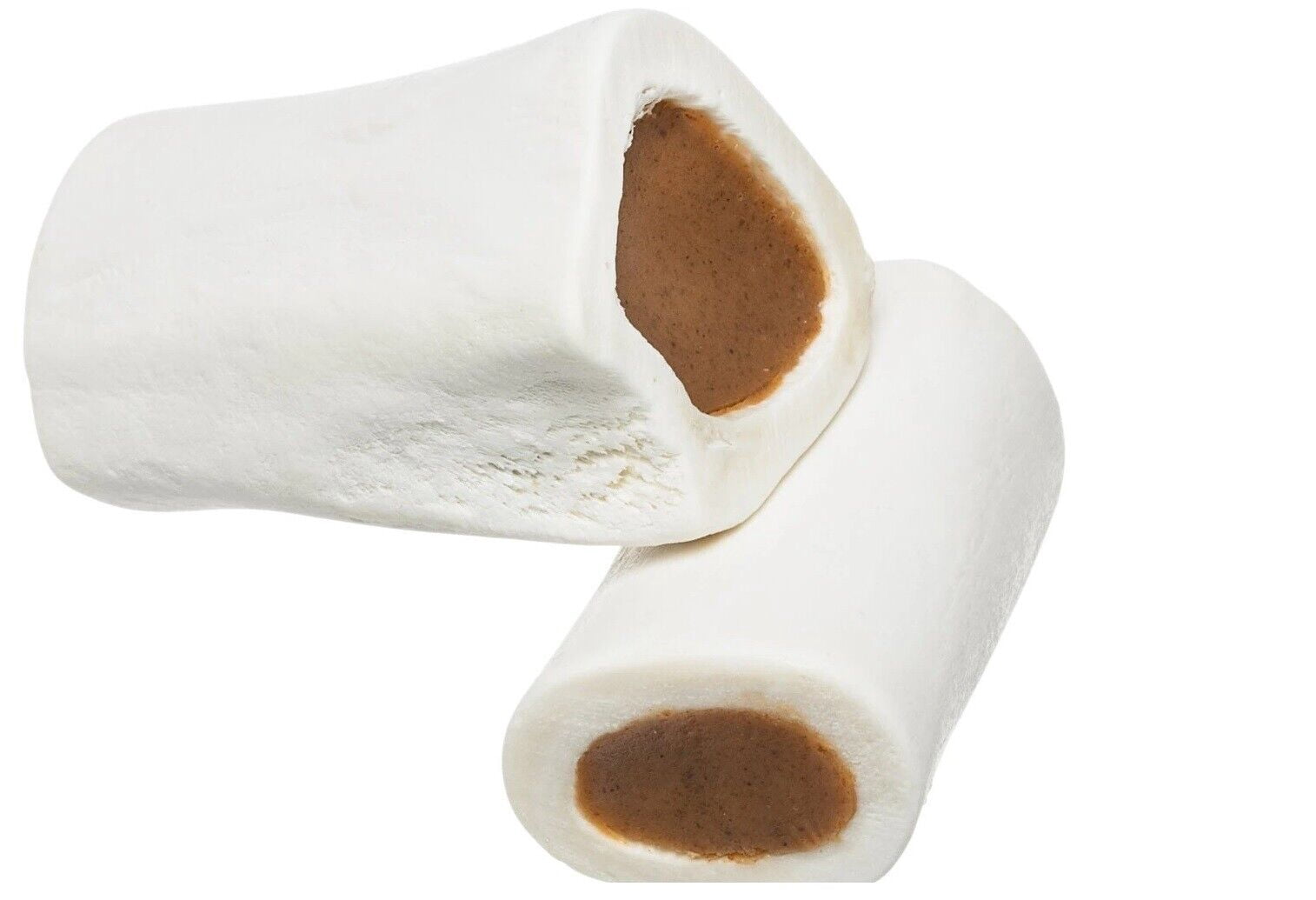 Stuffed Bully Shin Bones 4 Inch Refillable Nutritious Hard Dog Dental ...
