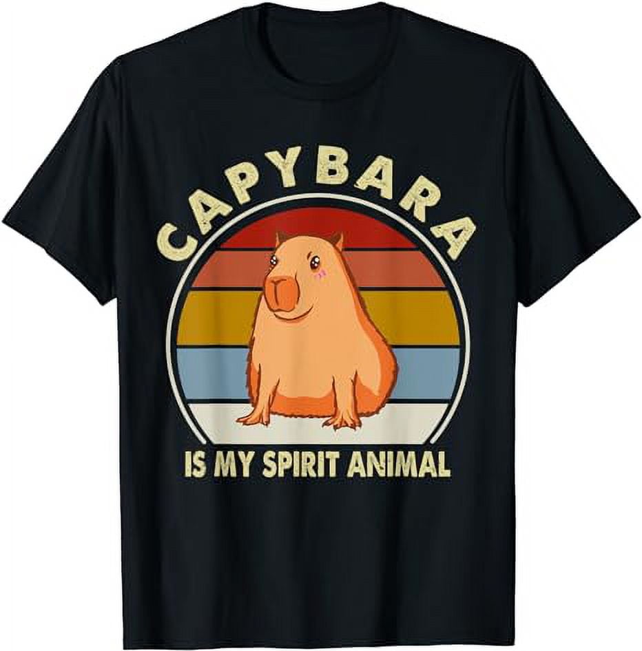 Stuffed Capybara Capy Bara Capibara Stuff Cappy Barra T-Shirt - Walmart.com