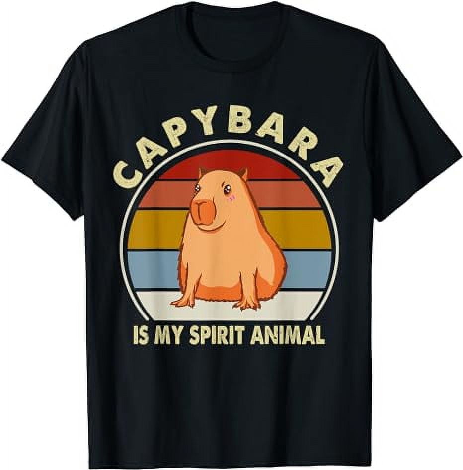 Stuffed Capybara Capy Bara Capibara Stuff Cappy Barra T-Shirt - Walmart.com