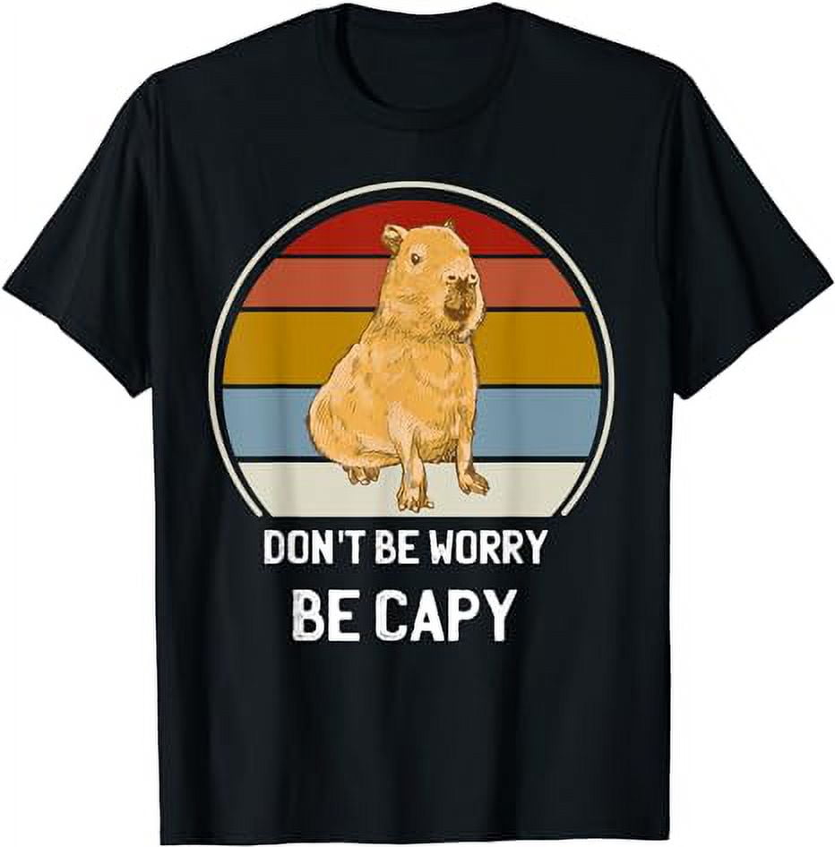 Stuffed Capybara Capy Bara Capibara Stuff Cappy Barra T-Shirt - Walmart.com