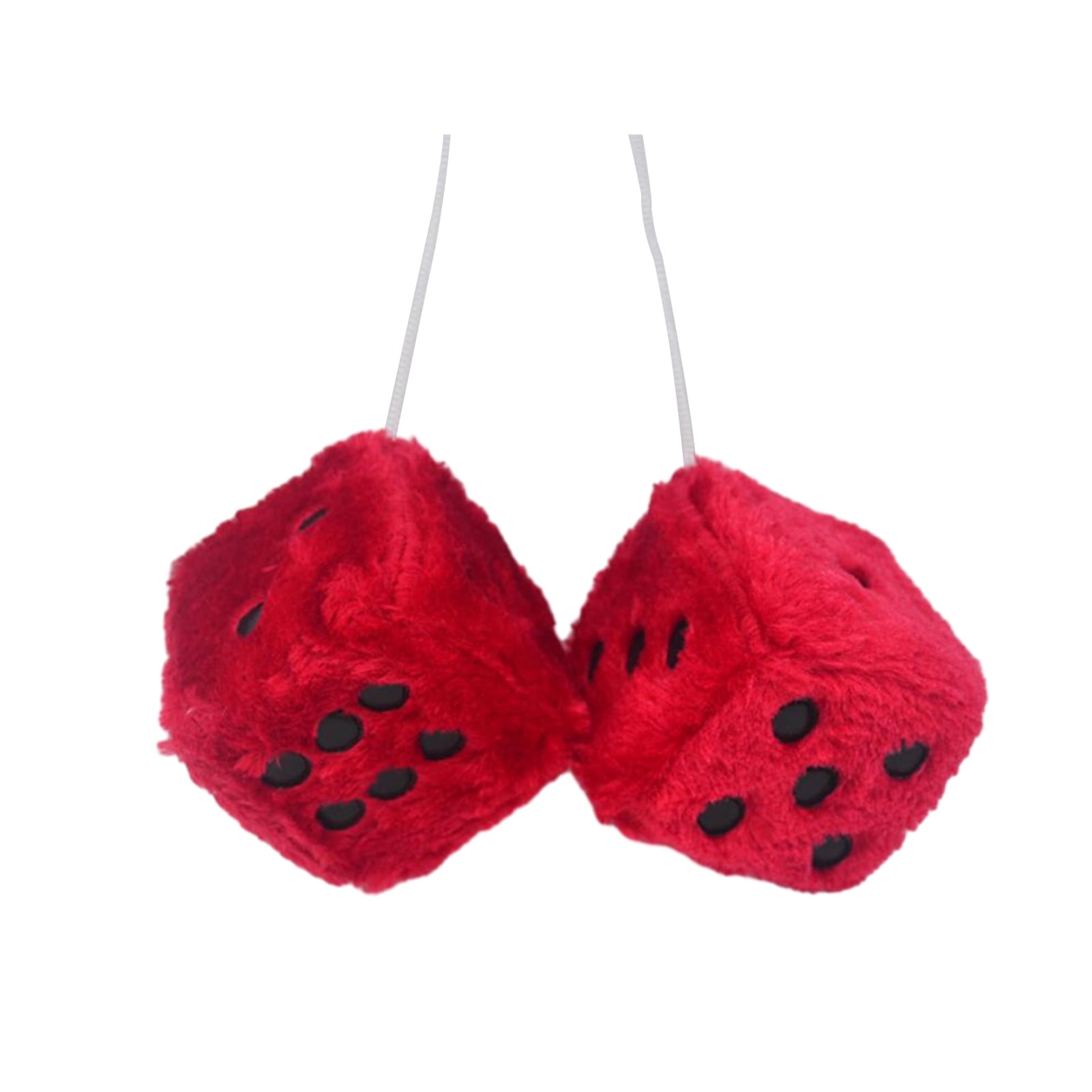 Stuffed Dice Toy Colorful 6cm Cube Fluffy Dot Dice Plushies Decoration ...