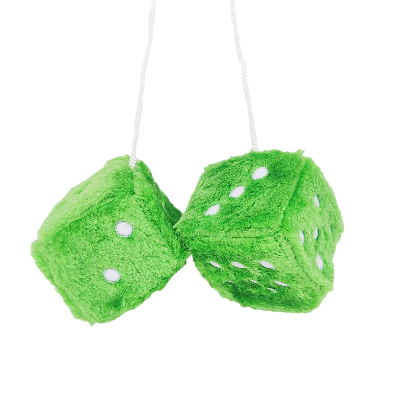 Stuffed Dice Toy Colorful 6cm Cube Fluffy Dot Dice Plushies Decoration ...