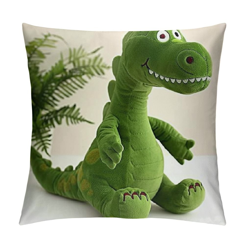 Stuffed Dinosaur Pillow Animal Plush ToysGreen T-Rex Tyrannosaurus ...