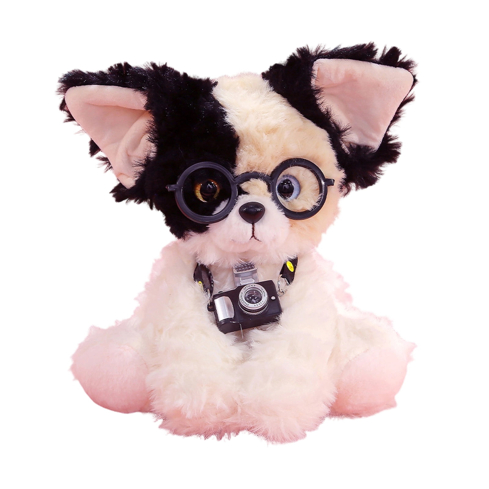 Stuffed Dog Plush, Dog Toy Stuffed Animal, 10inSeated, Black, Stuffed ...