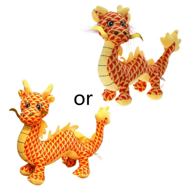 Stuffed Dragon Baby Plush Cuddly Toy Soft Plushies Cute Doll Birthday ...