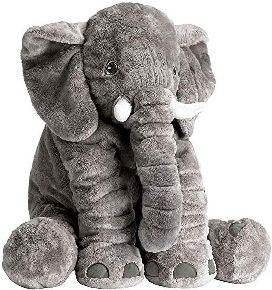 Large 24in Stuffed Elephant Animal Plush Toy for Kids - Perfect for ...