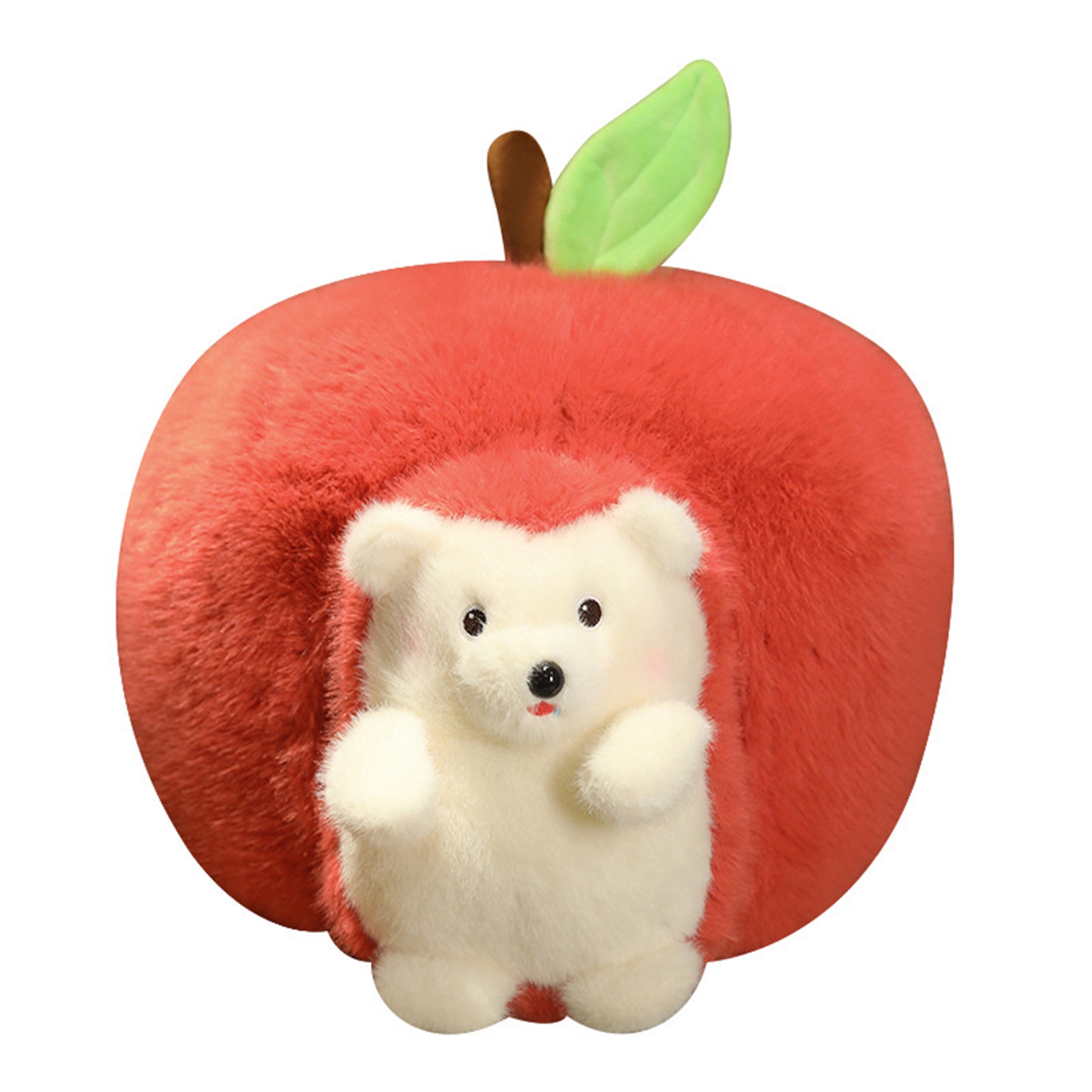 Stuffed Hedgehog Toy with Fruit Fruit Hedgehog Plush Toy Cute Soft ...