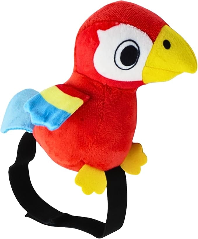 4E's Novelty Stuffed Parrot on Shoulder - Kids Pirate Parrot Shoulder ...