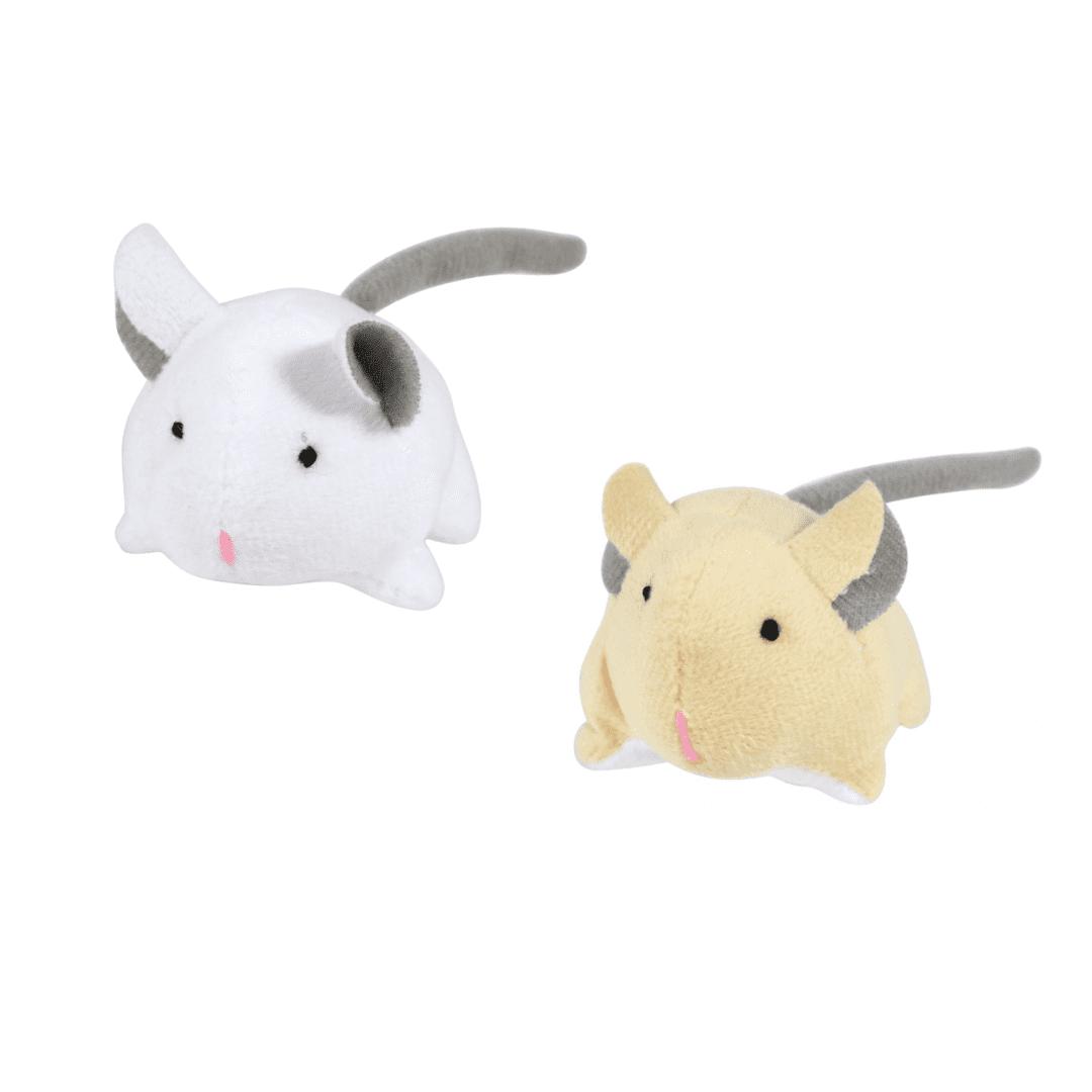 Stuffed Plush Cat Mouse Kitten Toy Mice Catnip Soothing with Rattle ...