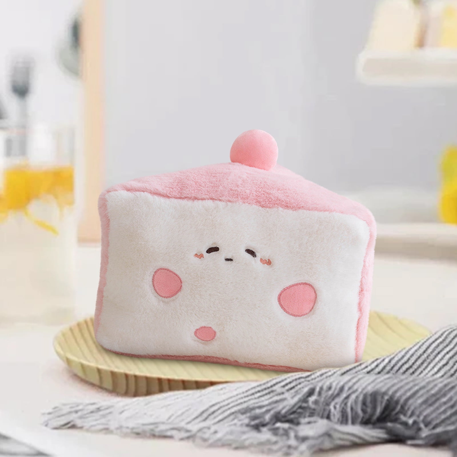 Stuffed Plush Toy, Toys for Ages 3-7, Plush Doll Cute Birthday Cake ...