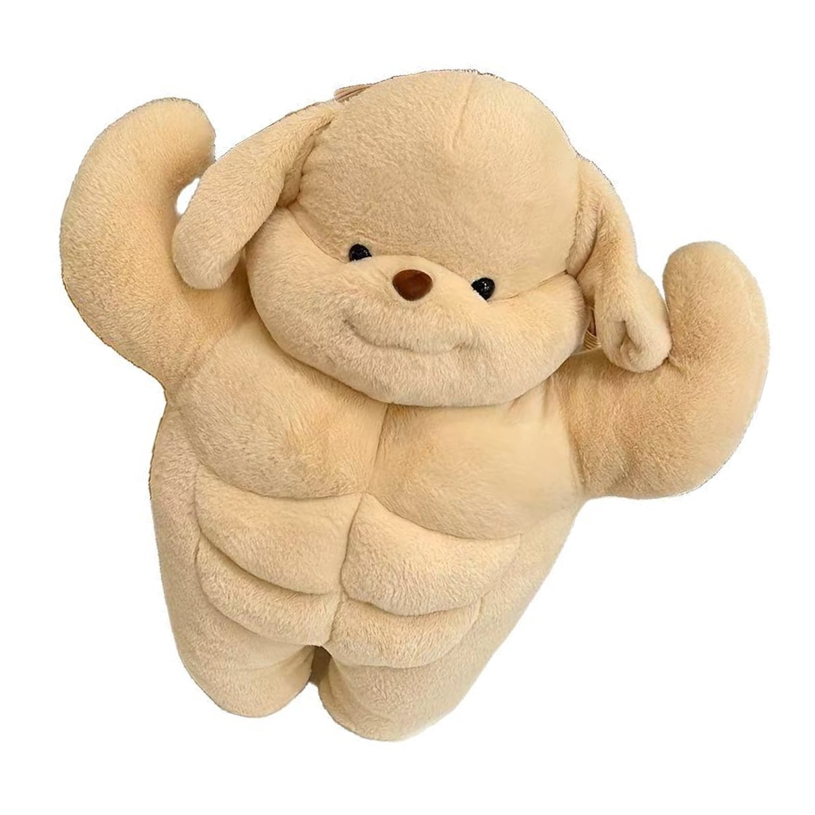 Stuffed Poodle Puppy Toy Cartoon Beefcake Figure Soft Toy Room Emotion ...