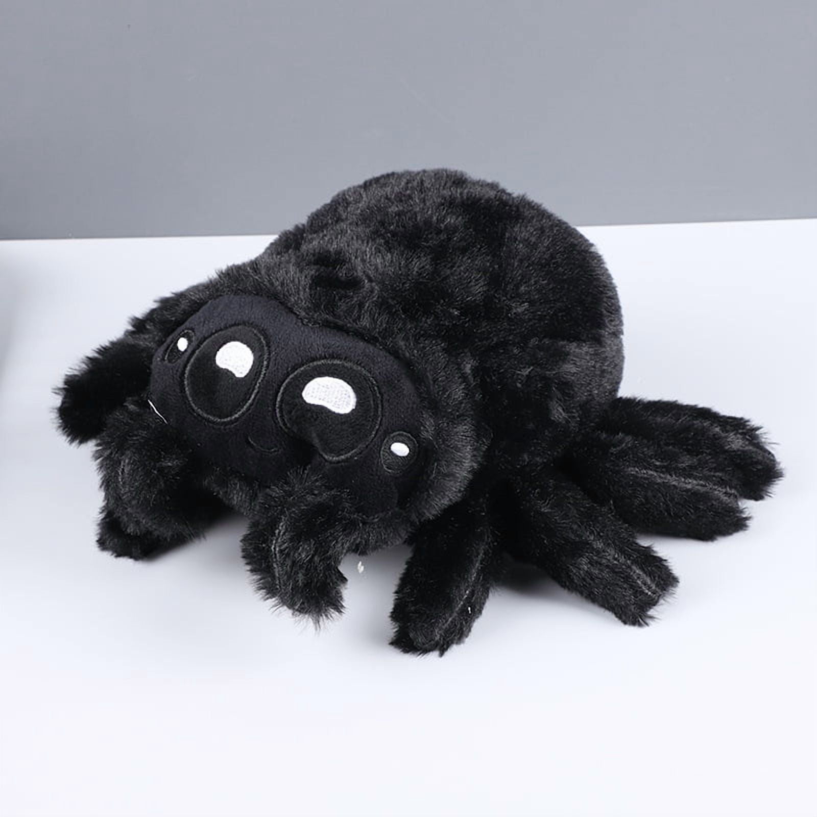 Stuffed Soft Animals Plushies Spider Toy Black Little Lucas Simulated ...
