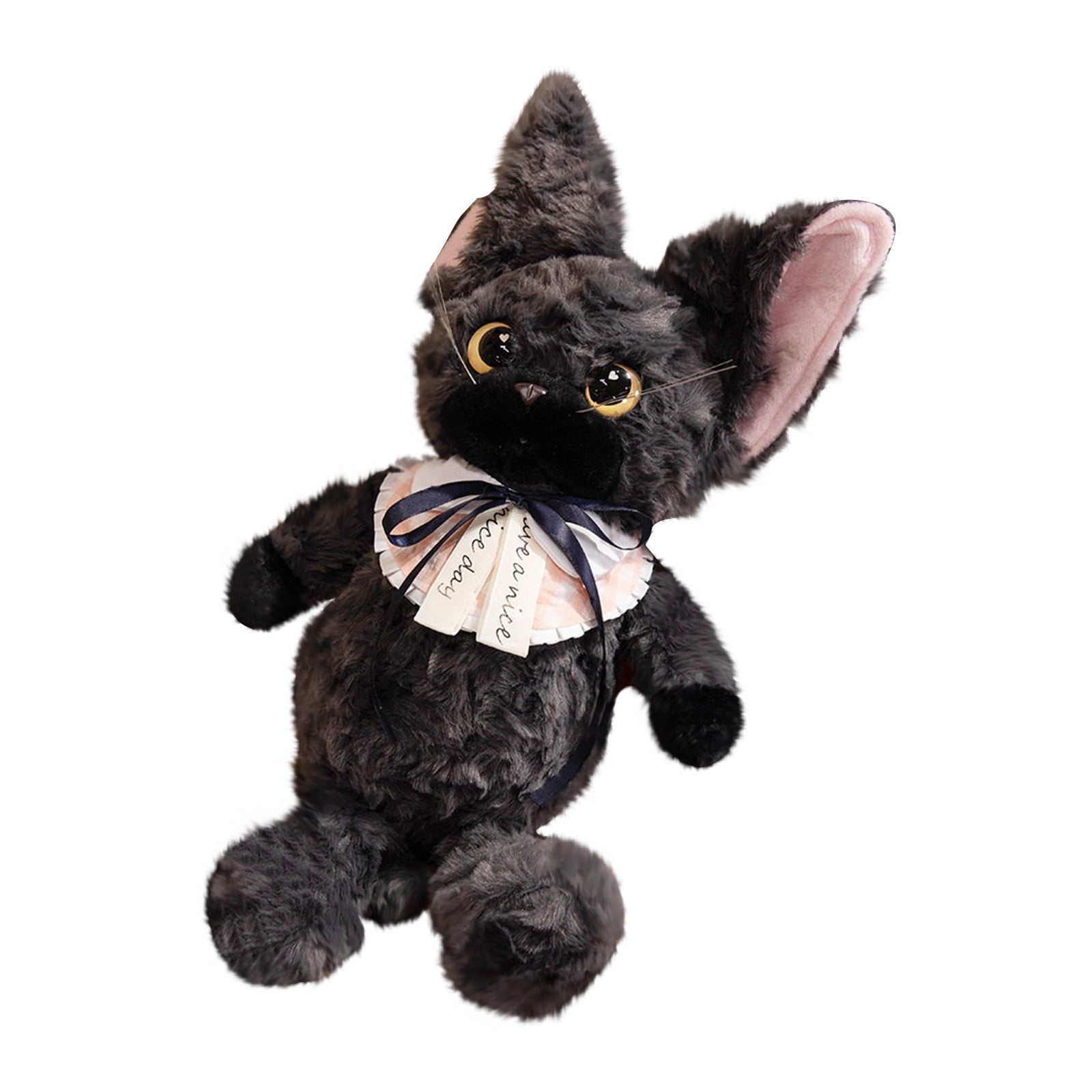 Stuffed Toys Stuffed Animals Adorable Black Plush Stuffed Animal Toy ...