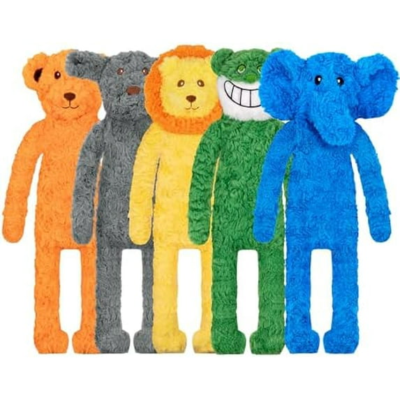 No Stuffing Dog Toys 5 Pack, Crinkle Interactive Dogs Toy for Boredom ...