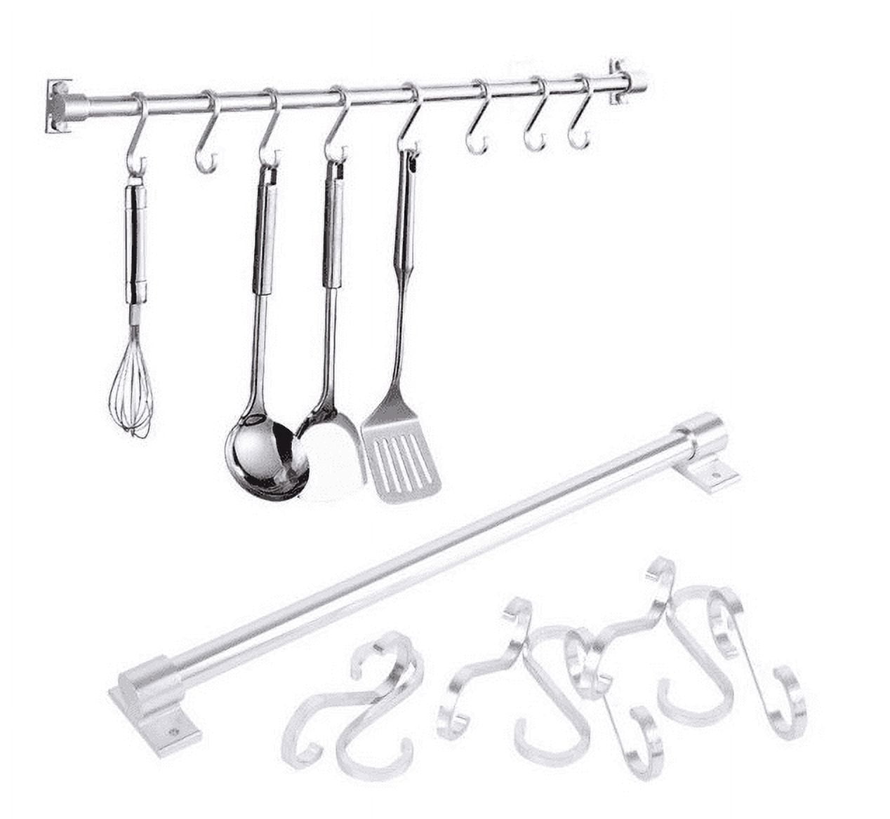 Stuffygreenus Kitchen Utensils Holder Perfect Kitchen Rail Rack Wall