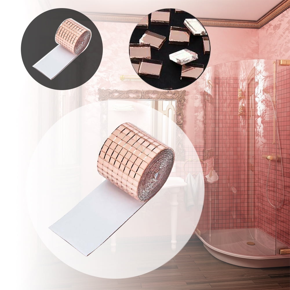 Stuffygreenus Real Glass Craft Mini Square Mirrors Mosaic Tiles Mirror ...