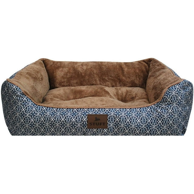 Stuft Urban Lounger Pet Bed, Large, Blue - Walmart.com