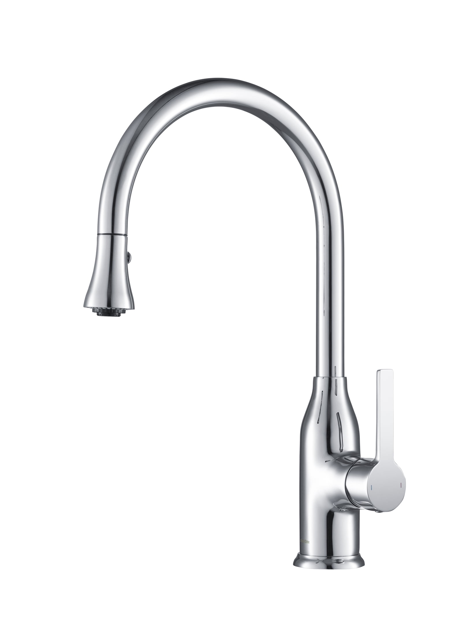 Stufurhome Everton Kitchen Faucet Gooseneck Single Lever Mixer in ...