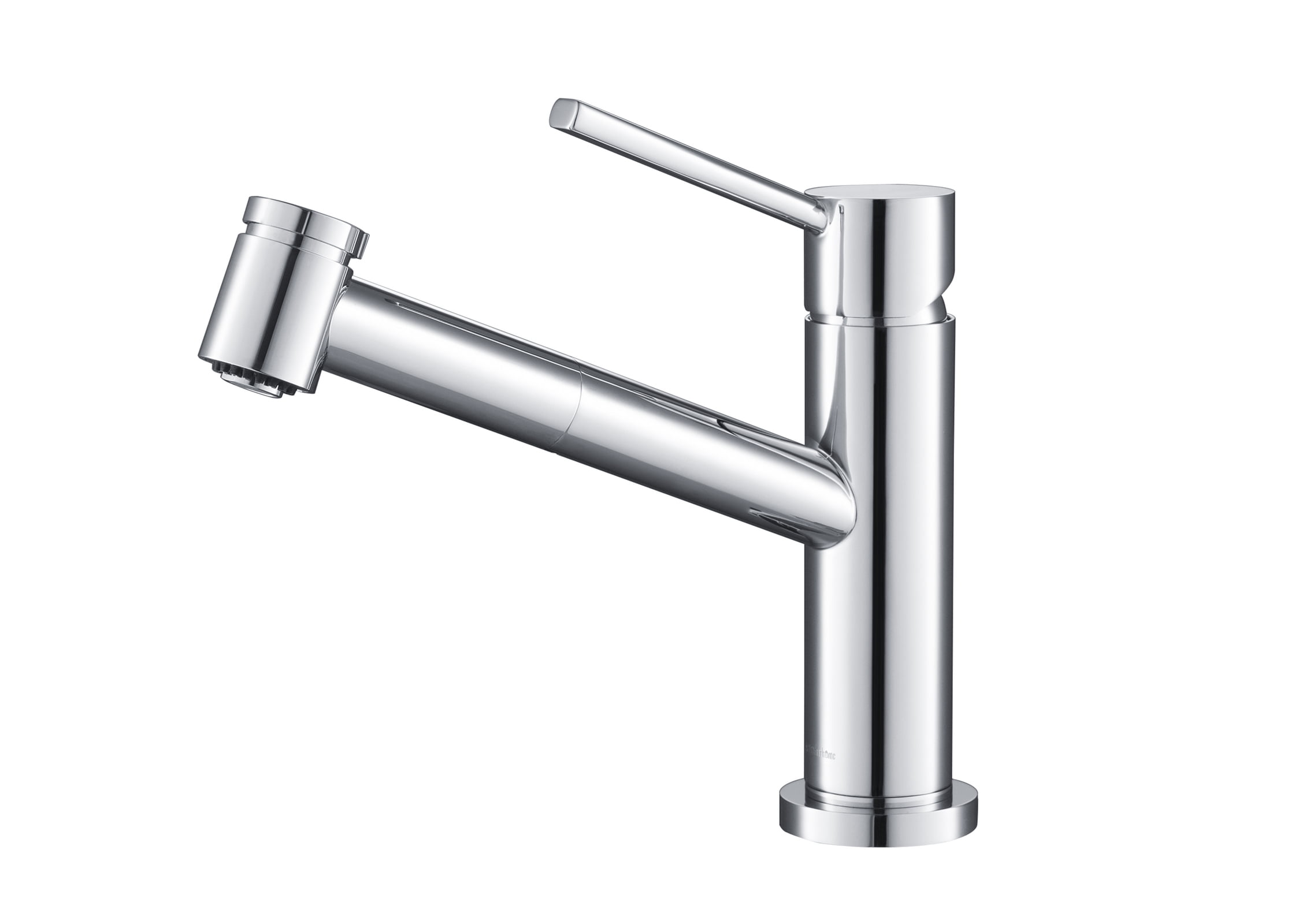 Stufurhome Metrolux Kitchen Faucet Set Chrome Single-Lever Mixer w ...