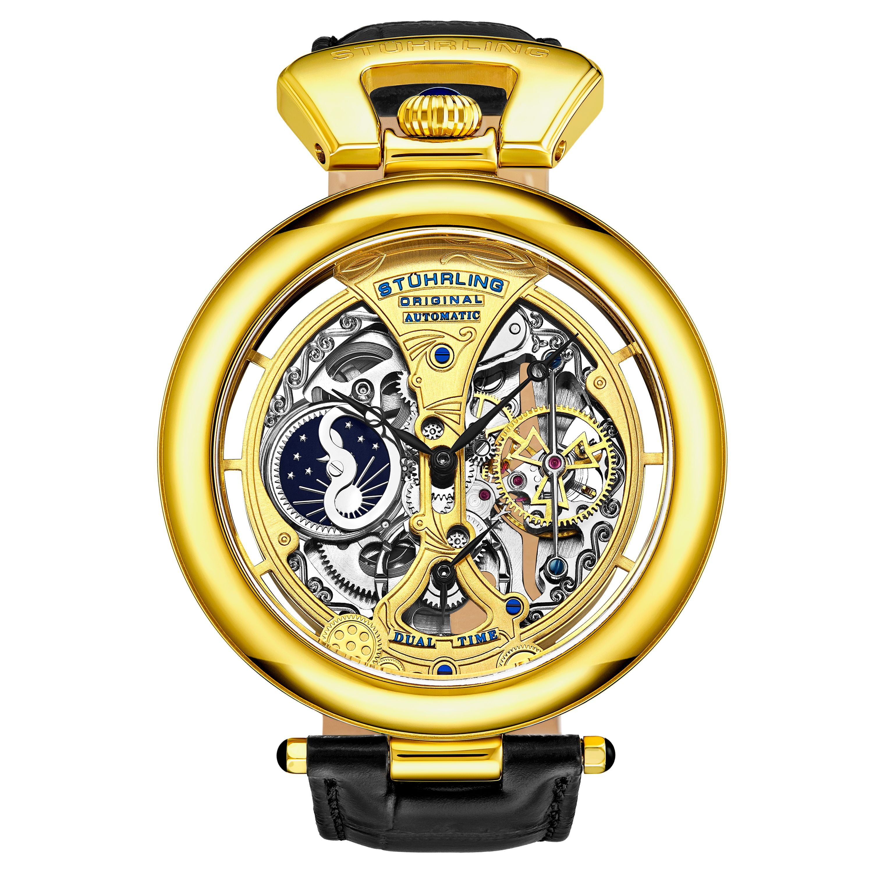 Stuhrling Model 3919.2 Mens Emperor’s Grandeur Automatic Watch ...