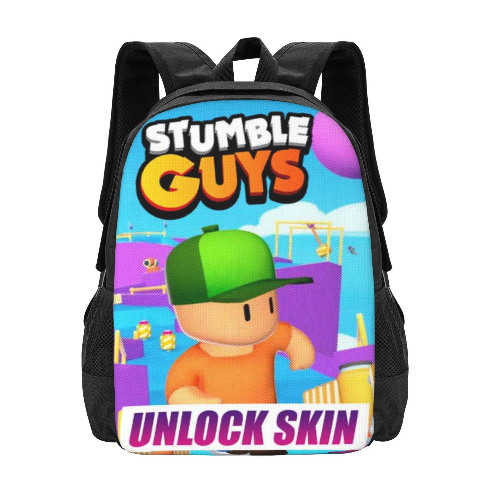 Stumble Guys Backpack Backpack Anime Backpack For Women Cool Laptop Bag ...