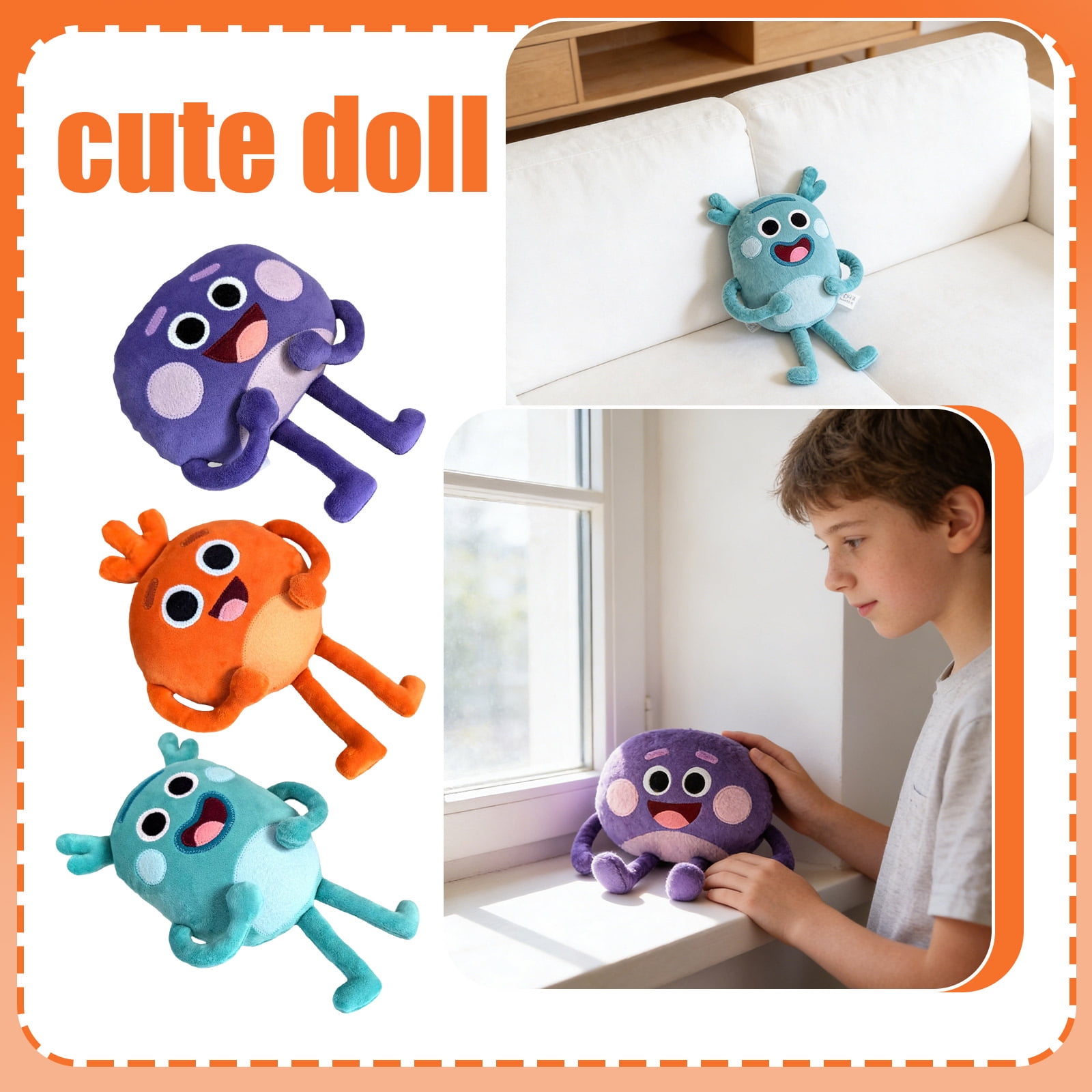 Stumble Grumble Humble Bumble Nums Plush Toy, Lovely huggable Grumble ...