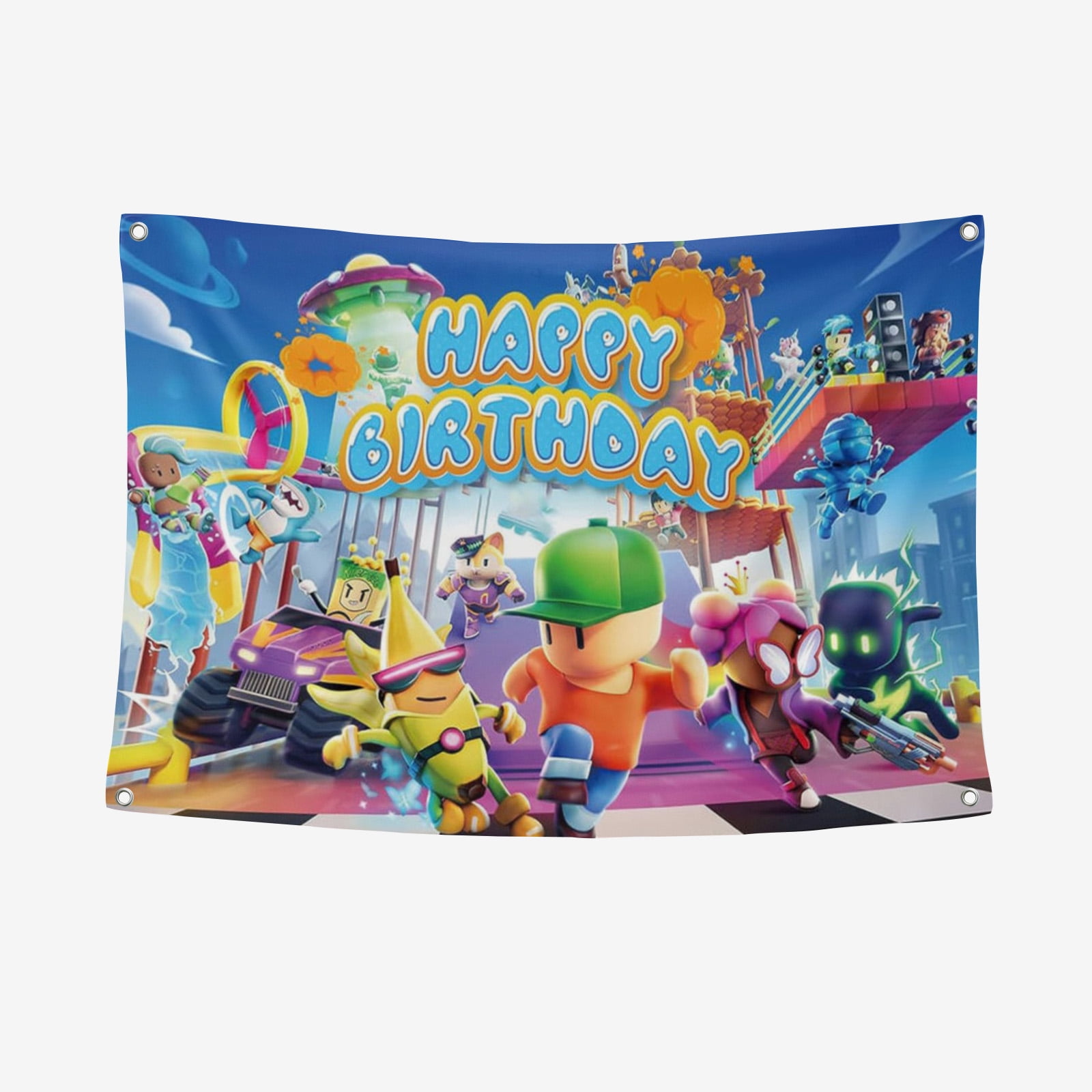 Stumble Guys 31.5*47.2IN/80*120CM Banner Background Backdrop - Walmart.com