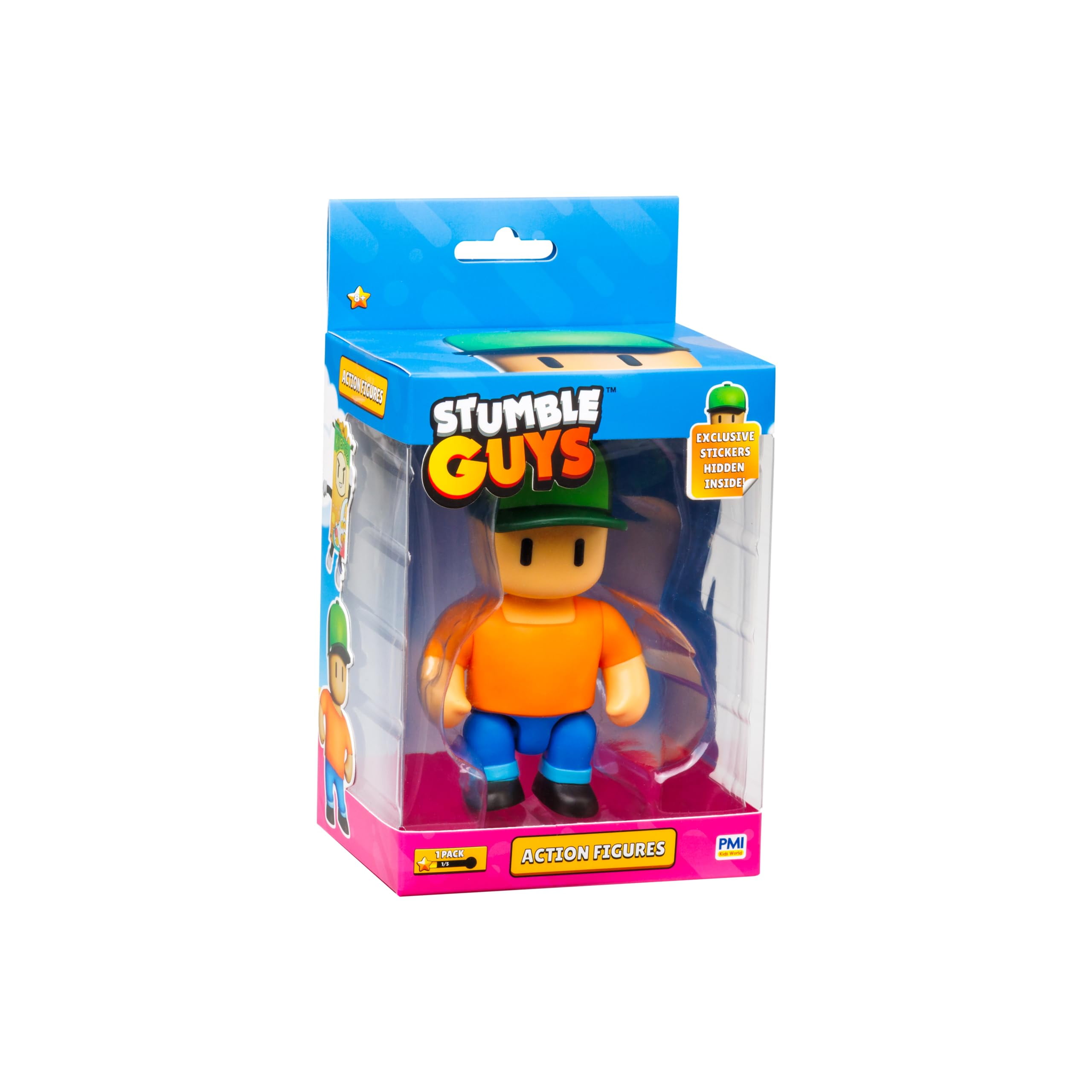 Stumble Guys Action Figures 1-pack Window Box - Mr Stumble - Walmart.com