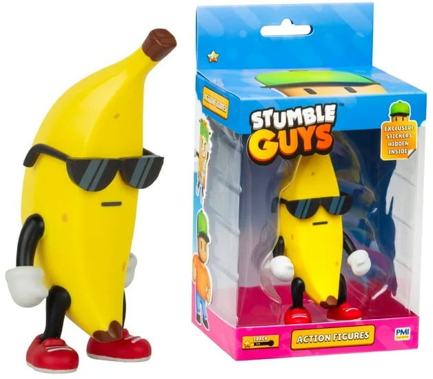 Stumble Guys Banana Guy Action Figure - Walmart.com