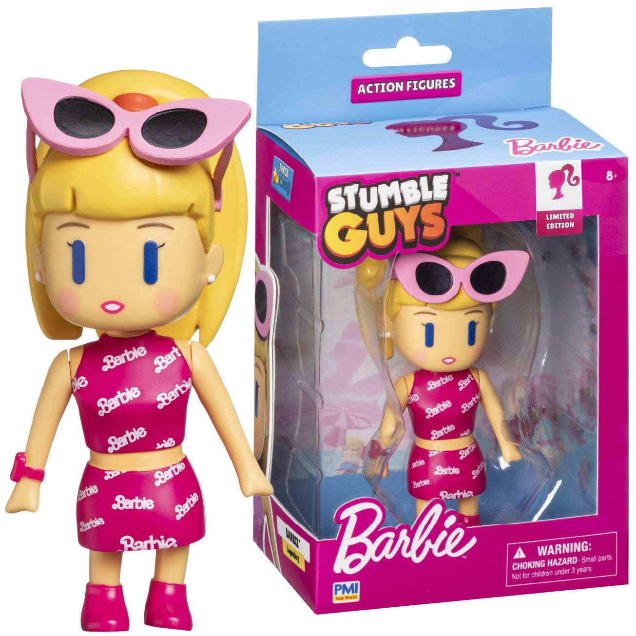 Stumble Guys Barbie Action Figure - Walmart.com
