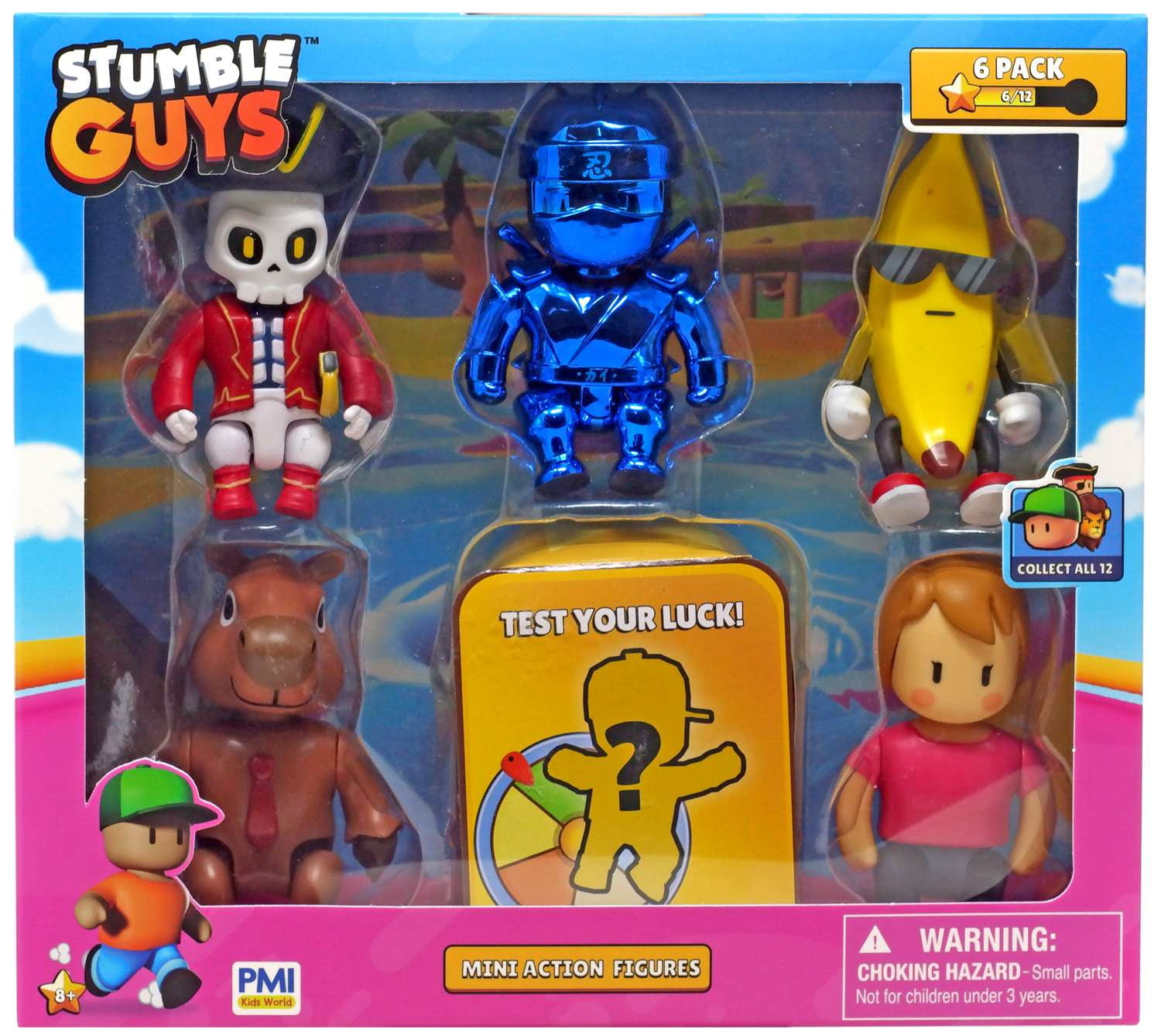 P.M.I., Stumble Guys Collectible Figures, Capt Noheart, Dynamitron ...