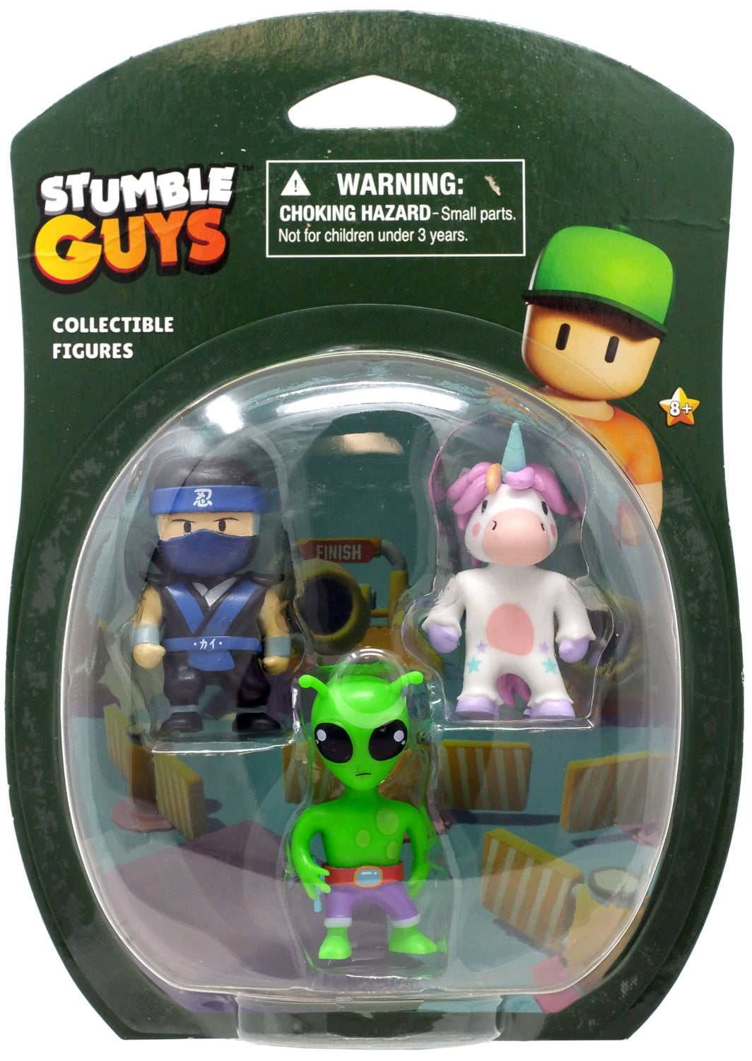 Pmi Collectible Stumble Guys Action Figures, (3 Piece) - Walmart.com
