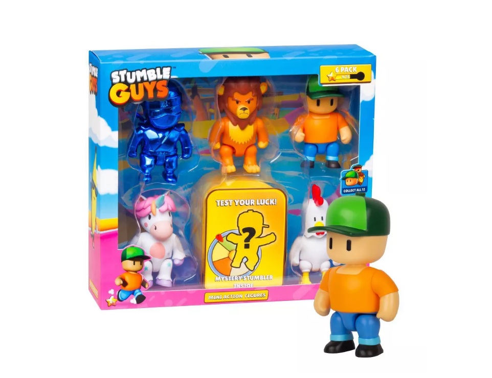 Stumble Guys Deluxe Mini Figure Set - 6pk - Walmart.com